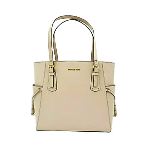 Michael Kors Textured Leather Tote- Oat