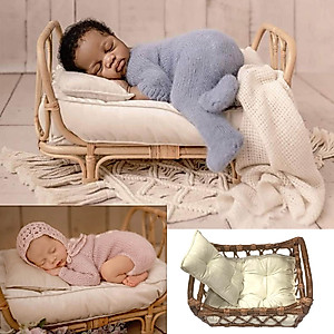 YEPTAME Newborn Photography Props Mini Pillows Baby Pillow for Newborn Photoshoot Posing Pillow Baby Bed Mattress Infant Basket Filler