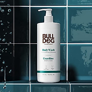 BULLDOG Mens Skincare and Grooming Body Wash, Coastline, 16.9 Fluid Ounce