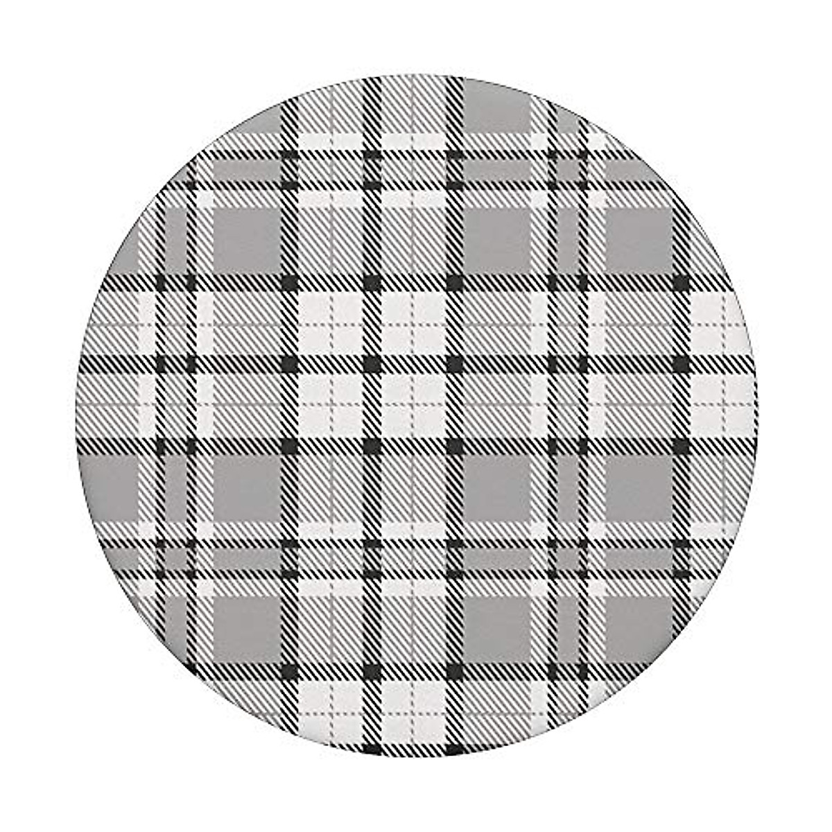 Grey Plaid Popsocket PopSockets PopGrip: Swappable Grip for Phones & Tablets