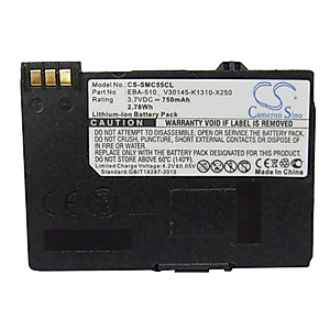 Flujoy 750mAh/3.7V Replacement Battery for Siemens Gigaset SL1 Gigaset SX445 Gigaset 4015 Micro Gigaset SL370 Gigaset SL3 Pro V30145-K1310-X250 L36880-N5601-A100 L36145-K1310-X401 V30145-K1310-X401