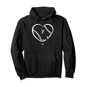 Baseball Heart Number Trea Turner MLBPA Pullover Hoodie
