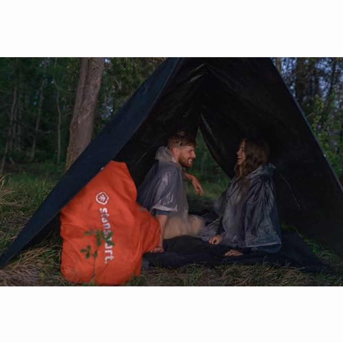 Stansport Medium-Duty Rip-Stop Tarp 16' x 20' - Dark Green (T-1620)