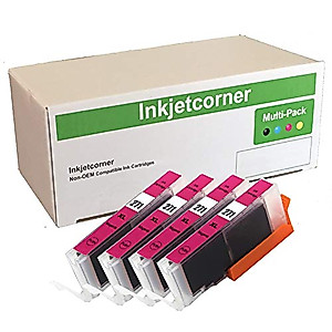 Inkjetcorner Compatible Ink Cartridge Replacement for CLI-271XL CLI 271M for use with TS5020 TS6020 TS8020 TS9020 MG5720 MG5722 MG6820 MG6821 MG6822 MG7720 (Magenta, 4-Pack)