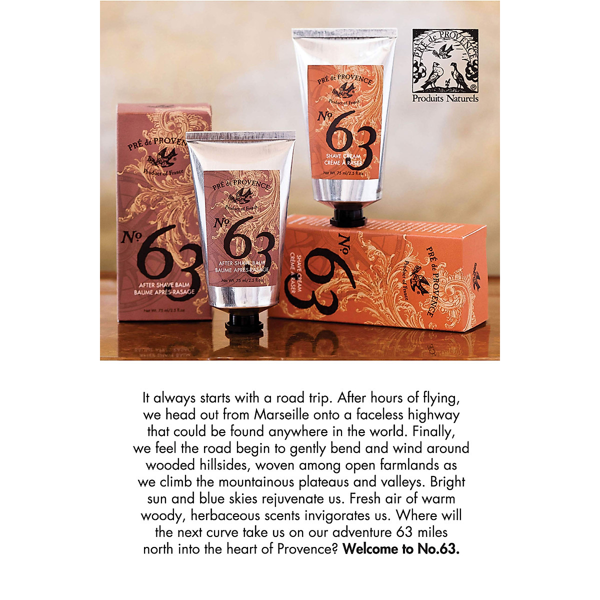 Pre de Provence No.63 Men's Collection, After Shave Balm