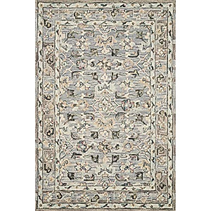 Loloi II Beatty BEA-04 Light Blue Traditional Area Rug 5'-0" x 7'-6"