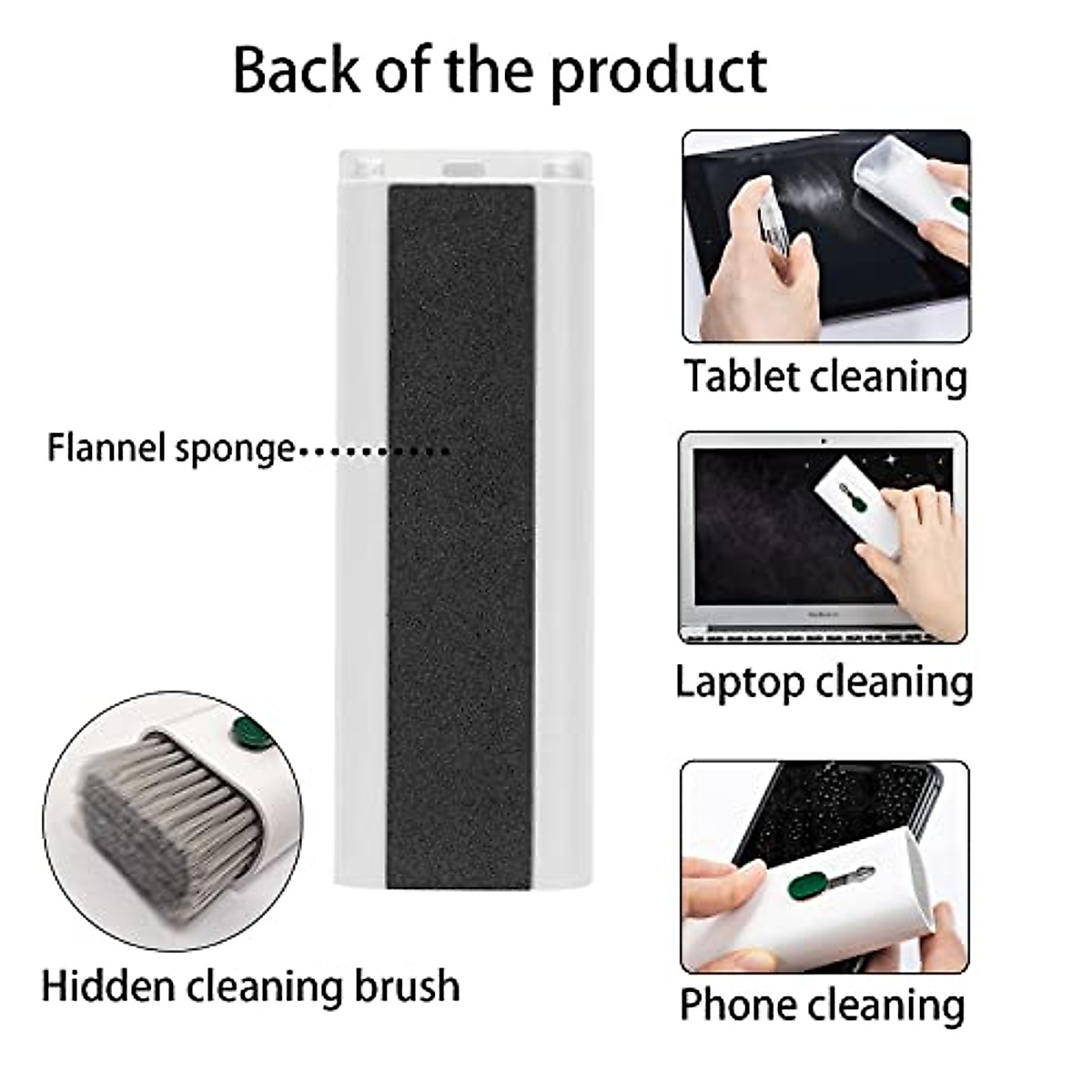 7 in 1 Electronic Cleaner kit - Keyboard Cleaner, Keyboard Cleaning Kit, Laptop Cleaner with Brush, Electronic Cleaner for Airpods pro/Laptop/Phone/Computer/Screen(Give Away a Flannel Cloth)Dark green