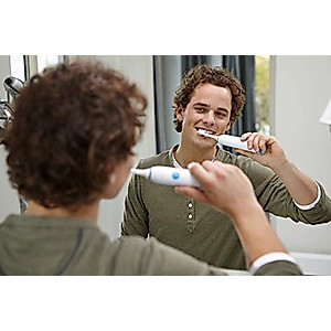 Philips Sonicare DailyClean 2100 rechargeable Electric Toothbrush (HX321117), Mid Blue, 1 Count