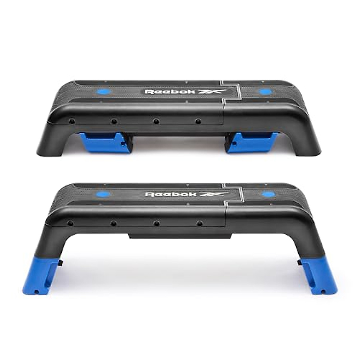 Reebok Deck Multipurpose Adjustable Bench Aerobic Strength Training Incline and Decline, Blue