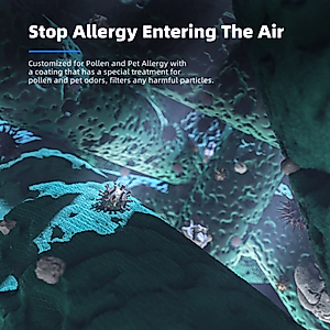 AROEVE Air Purifier with Three Filter(One Basic Version & Two Pet Dander Version)