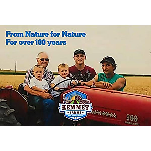 KEMMET FARMS, Premium Bird Food, Black Oil Sunflower Seeds for Birds, Easy No Spill Pour Spout W/Screwable Cap for Storage, 10 lb Bag