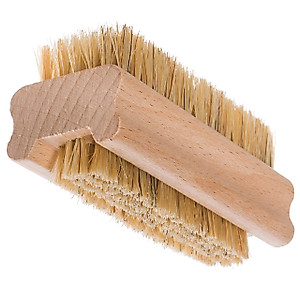 Redecker Natural Pig Bristle Nail Brush with Untreated Beechwood Handle, 3-3/4-Inches