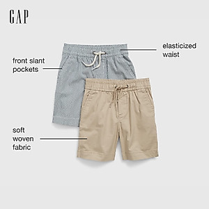 GAP Baby Boys Easy Pull-on Shorts, New Sand, 3T US