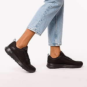 Skechers Women's Go Walk Joy Paradise Shoe, Black, 9 M US