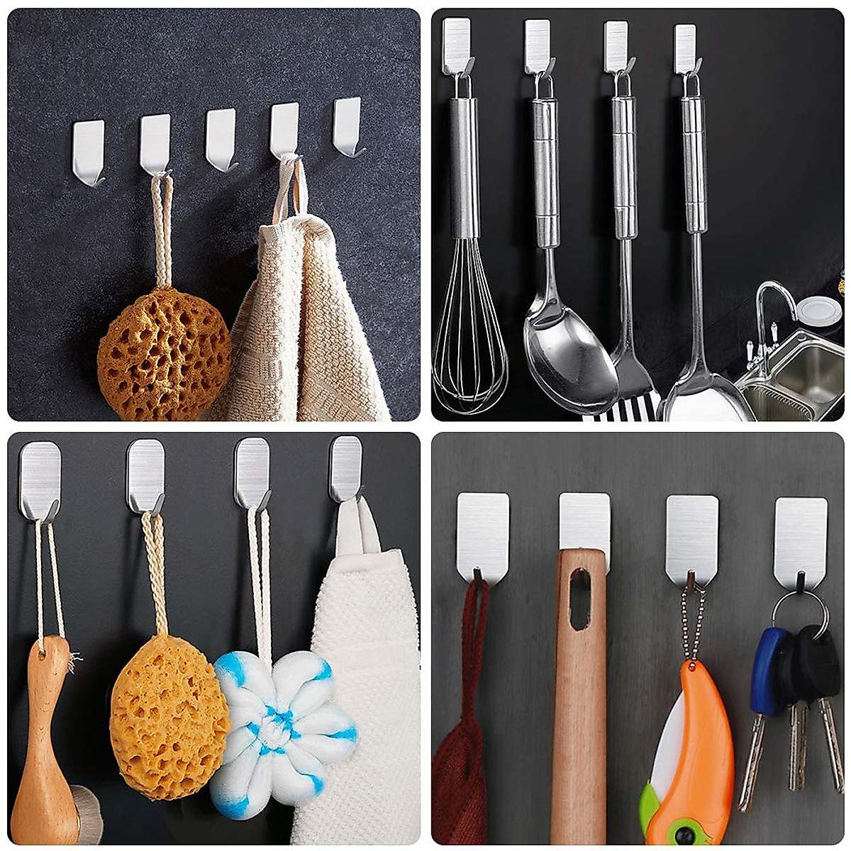 AFUNTA 30 Numbered Pockets Classroom Calculator Holder & Cell Phone Pockets Chart Organizer Hanging Door and Wall Storage Bag with 4 Adhesive Hooks / 4 Door Hooks - Navy