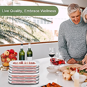 Generic Meat Container for Fridge, Lunch Meat Container, Bacon Keeper, Stackable Food Storage Boxes with Lid, Meal Prep Containers, for Cold Cuts, Salami, Deli, Lunch Meat, BPA Free, Clear