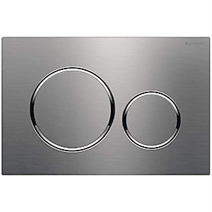 Geberit 115.882.ID.1 Toilets and Bidets, Brushed Nickel