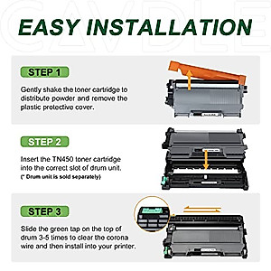 CAVDLE Compatible Toner Cartridge and Drum Unit Set Replacement for Brother DR420 and TN420 Work with Brother HL-2270DW HL-2280DW HL-2230 HL-2240 MFC-7360N MFC-7860DW DCP-7065DN IntelliFax 2840 4Packs