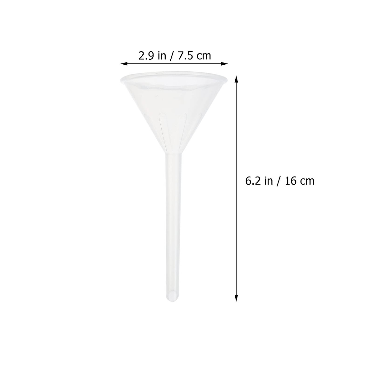 ULTECHNOVO 12pcs Clear Small Mm Perfume Filter Funnels Oils Bottle Cosmetics Funnel Ing Plastic Arts Essential Chemicals Lad Tool for Filling Crafts Laboratory Sub- Experiment