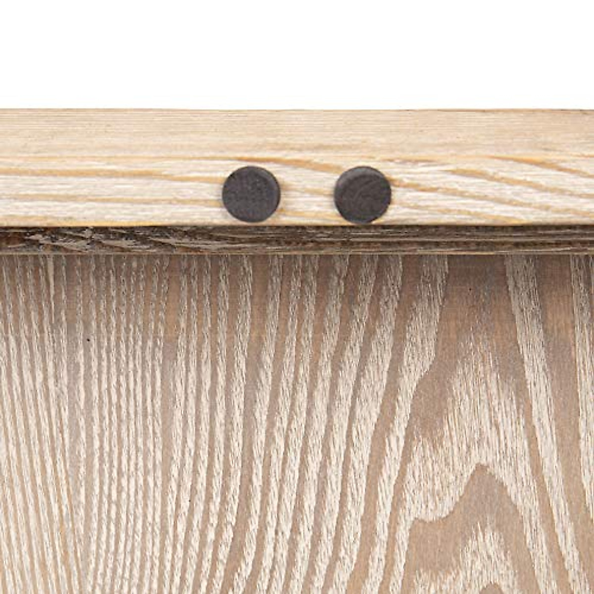 American Legend Barnwood Dartboard Cabinet with Wheat Finished Barn Style Doors - Dartboard Not Included