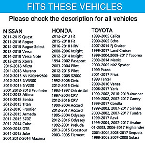 Locking Gas Cap, Lock Fuel Cap Compatible with Toyota 4Runner, Camry, FJ Cruiser, Tacoma, Tundra, Acura, Chevy Camaro, Honda CRV, Infiniti, Isuzu, Mazda, Nissan, Corolla, Buick, Cadillac, GMC, More