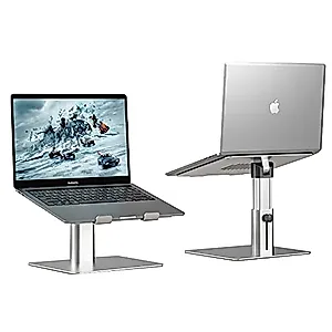KitBox Laptop Stand for Desk with Adjustable Height and Angle,Aluminum Alloy Notebook Stand for All Laptop.