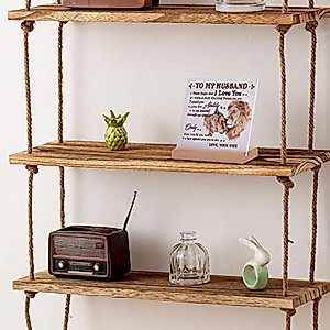 Husband Birthday Gift, Gifts for Husband from Wife, Husband Birthday Card, Anniversary Sign Gifts for Him, Husband Appreciation Gifts from Wife, To My Husband Plaque with Wooden Stand