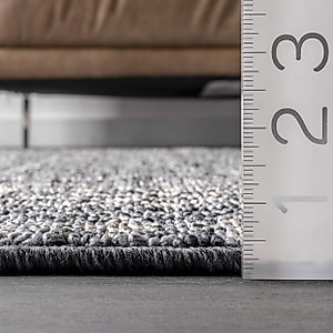 nuLOOM Elodie Distressed Diamonds Accent Rug, 3x5, Grey