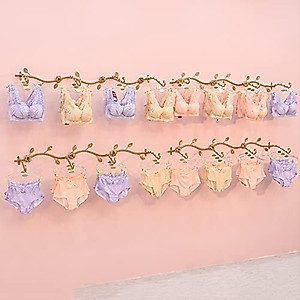 Lingerie Store Wall Bra Panties Underwear Display Stand, Clothing Store Commercial Shelves Wall-Mounted Display Rack for Underwear, Socks, Accessories, Scarves, Gloves