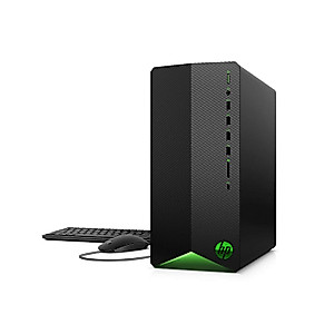 2022 Newest HP Pavilion Gaming Desktop, Intel Core i5-11400 6-Core Processor, NVIDIA GeForce GTX 1660 Super Graphics, 16GB RAM, 512GB SSD + 1TB HDD, HDMI, DisplayPort, DVI, USB Type-C, Windows 11 Home