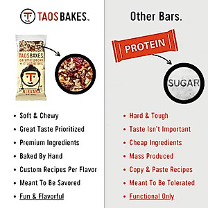 Taos Bakes Snack Bars - Crowd + Pleaser All-In-One Variety Pack - Gluten Free, Non-GMO, Healthy Granola Bars - Nutritious & Delicious Baked Bars - (12 Pack, 1.8oz Bars)