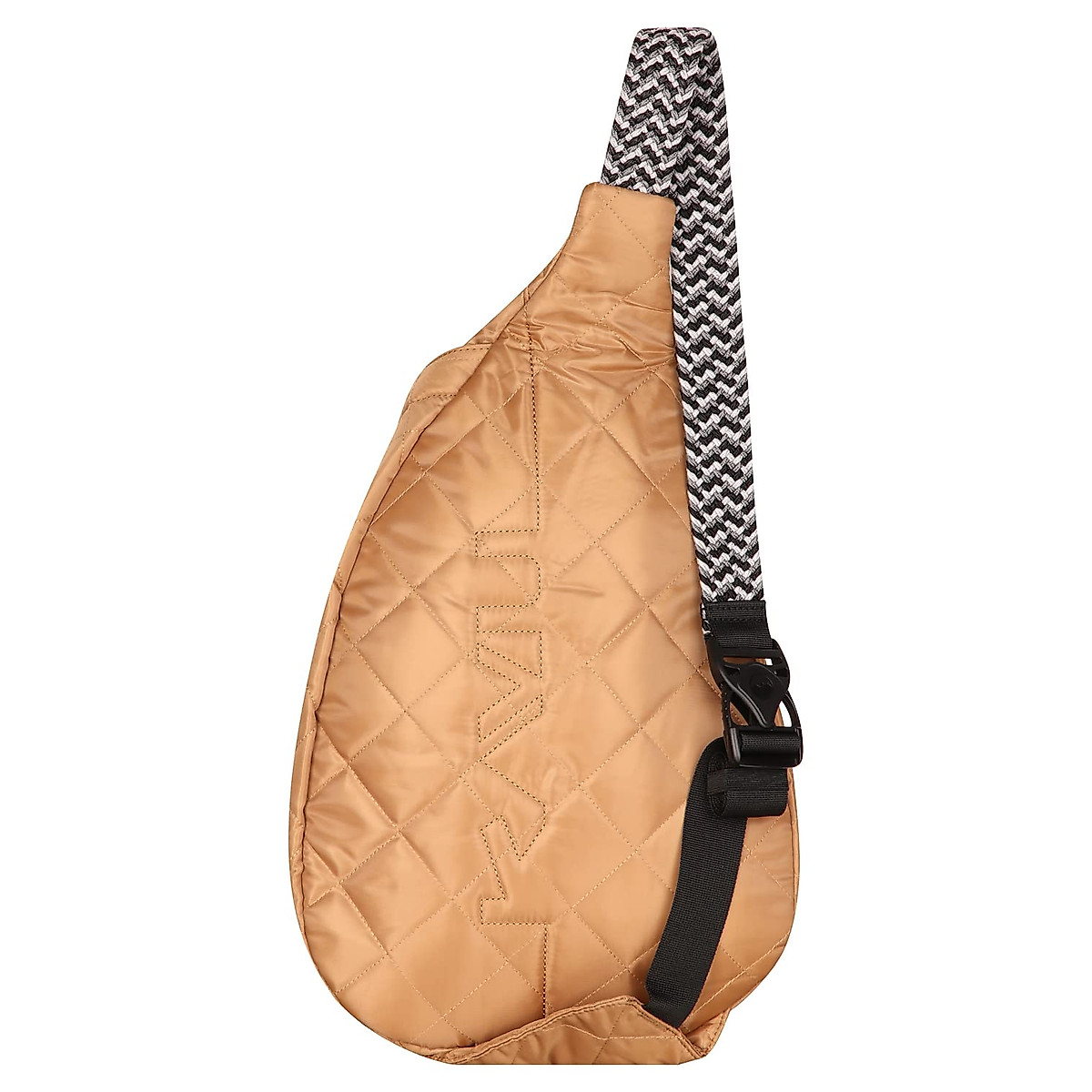 KAVU Original Rope Puff Diamond Quilted Mini Sling Pack - Taupe