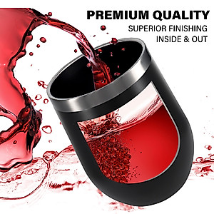 KAIRA Florida Gifts Wine Tumbler,State of Florida 12 OZ Insulated Vacuum Stainless Steel,Coffee Mug with Lid,Unique Themed Gifts Idea for Men,for boyfriend Husband Lover(Black) (Pack of 1)