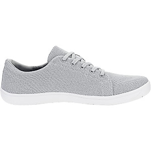 WHITIN Women's Minimalist Barefoot Shoes Wide Width Toe Box Size 10 Low Zero Drop Casual Athletic Tennis Road Running Flats Fashion Sneaker Light Grey 41