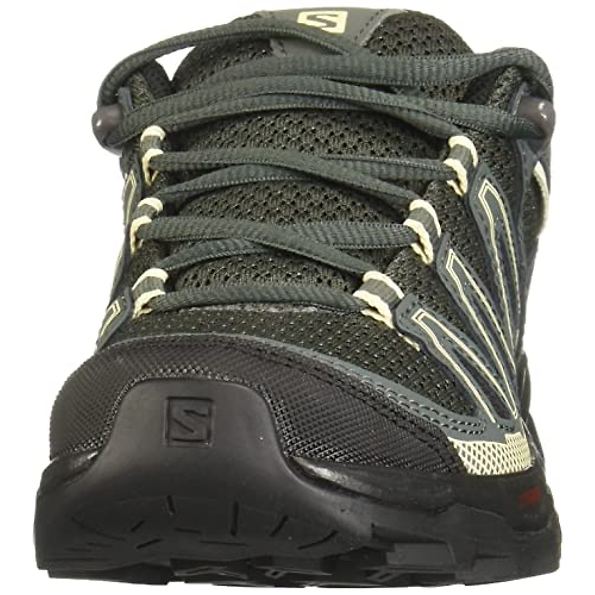 Salomon Pathfinder Hiking Shoes for Women, Shadow/Urban Chic/Bleached Sand, 5