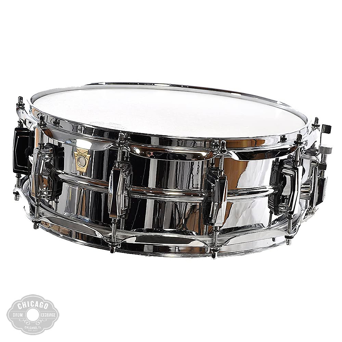 Ludwig LB400B Chrome-Over-Brass Snare Drum - 5 x 14-inch
