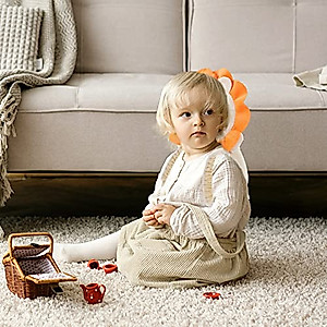 Toddler Baby Head Protection Cushion, Head Safety Protector Pad for Baby Toddler Walker, Adjustable Toddlers Head Safety Pad Cushion Backpack for Crawling and Walking (Little Lion)