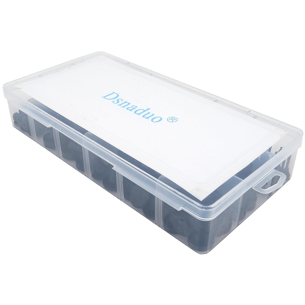 Dsnaduo 160 PCS Black Rubber Bumper Assortment, Automotive Rubber Bumper Stopper, Rubber Stop Bumper Compatible with GM Ford and Chrysler Replace 20030, 8210, fit Many Models