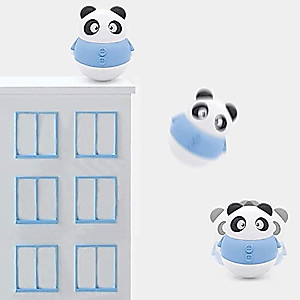 Conzy Roly Poly Tumbler Panda, Baby Tummy Time Toy, Cute Musical Toy Gift for Infant Boy Girl 36 Months and Up, Cute Desk Toys for Office for Adults