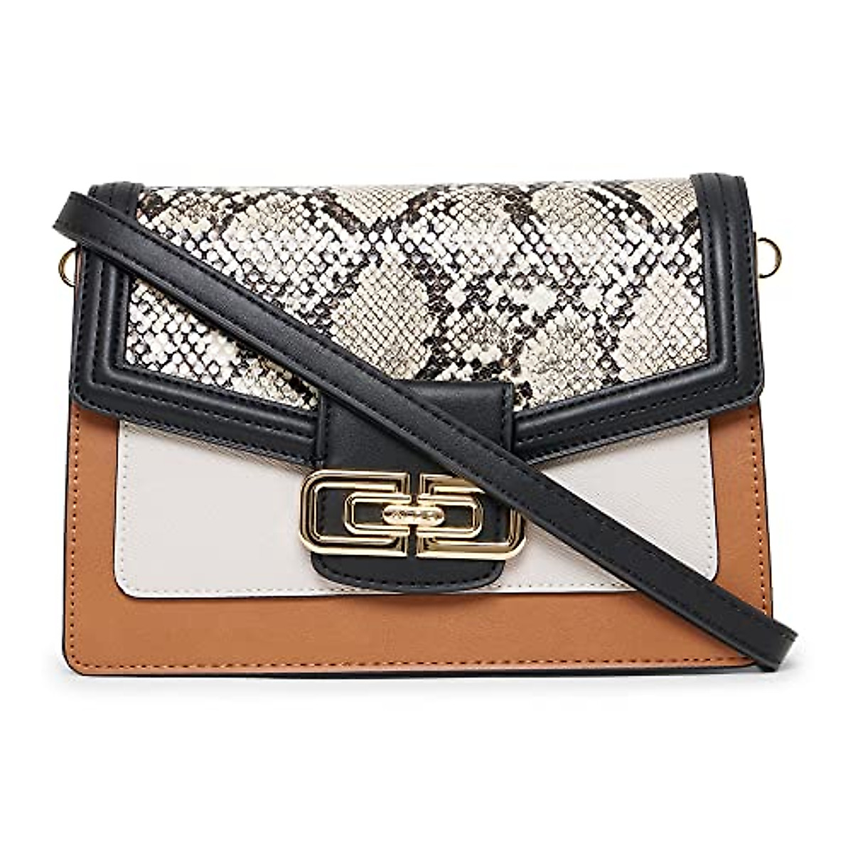 ALDO Women's Caresean Cross Body Bag, Bone Multi