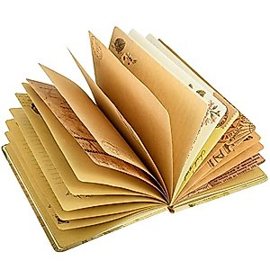 Billtigif Vintage Journal Notebook, Cute Diary Travelers Journals Sketchbooks, Journals for Women Men to Write in, Gift for Girls Boys, 5.5 x 8.5 inch (Yellow and Pink Flowers)