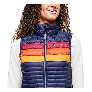 Cotopaxi Fuego Down Vest - Women's Maritime & Raspberry Stripes Medium