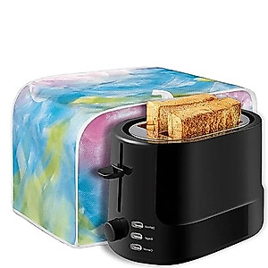 Gomesmonty Dolphins Print 2 Slice Toaster Appliance Dust-proof Cover Bread Maker Cover Stain Resistant for Kitchen Small Appliance, Gift for Women,M