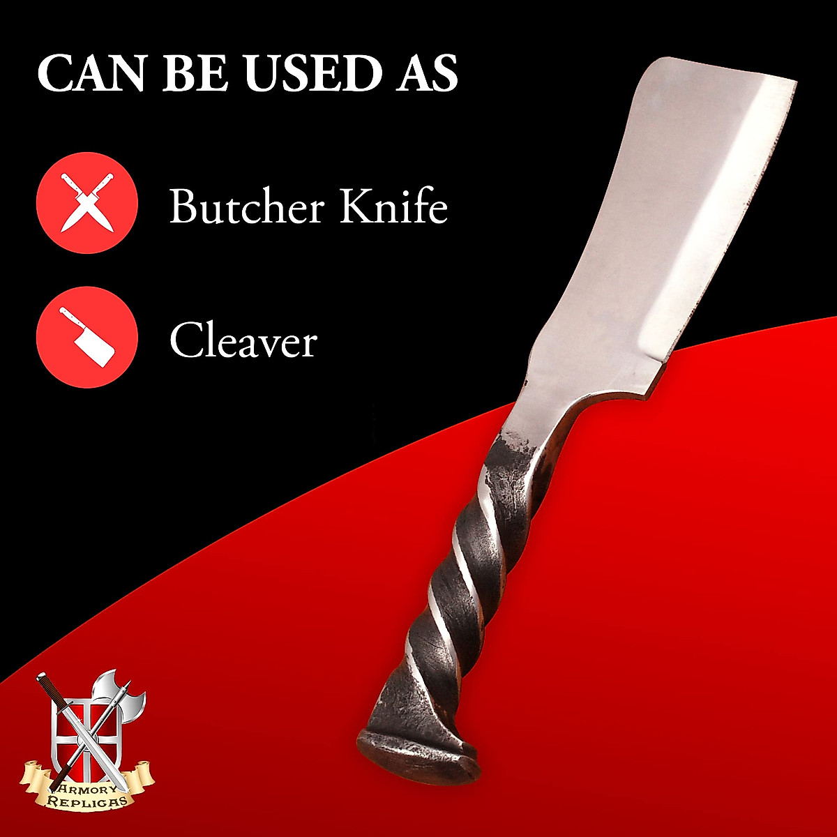 Armory Replicas The Butcher Locomotive Railroad Spike Cleaver Knife