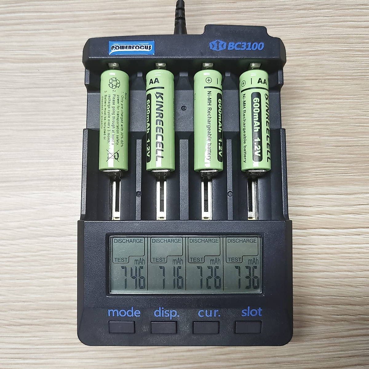 KINREECELL Rechargeable AA Batteries, Ni-MH Double A Solar Batteries High Capacity 1.2V Pre-Charged for Outdoor Solar Lights, String Lights Pathway Lights (AA-600mAh-12pack)