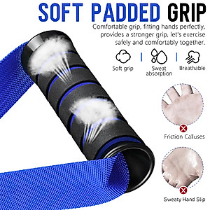 WALITO Exercise Handles, Replacement Cable Machine Attachments for Home Gym Equipment, Pulley System, Pilates, Resistance Bands, Strength Trainer, Heavy Duty Working Out Handles Accessories