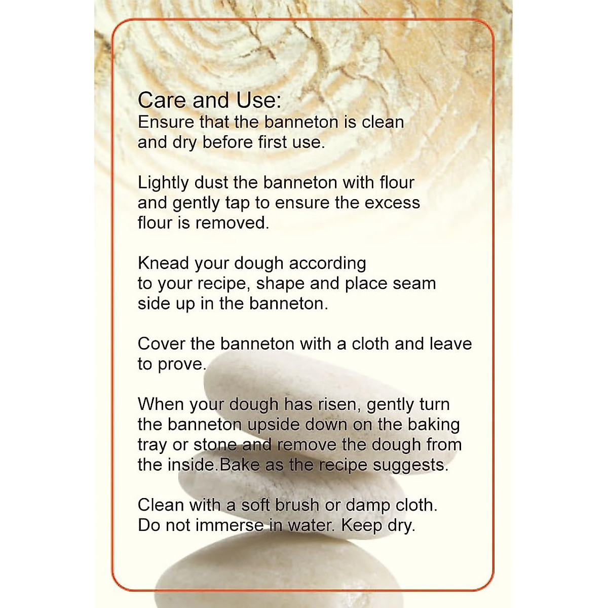 2 Pcs Masterproofing Oval Banneton Proofing Basket(500g Dough)