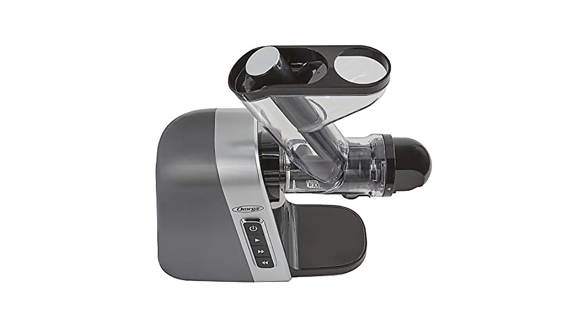 Omega MM400GY Cold Press Juicer - Max Nutrients, Low Noise & Easy Clean