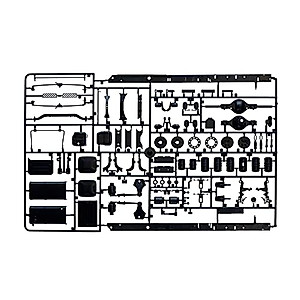 Italeri 3952S - 1:24 Scania R730 Streamline Show Truck, Model Making, Kit, Stand Model Making, Crafts, Hobby, Gluing, Plastic Kit, Detailed, Unisex Adults, Black