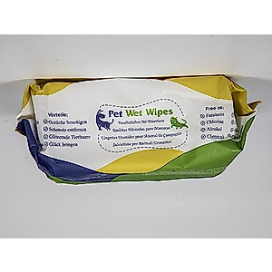 Pawaboo Dog Wipes for Paws and Butt, Unscented Hypoallergenic Pet Wipes for Dog Cat, Soft Thick Dog Grooming Wipe for Cleaning Deodorizing with Lids, Puppy Wipes for Face Ears Body- 1Pack/100Count